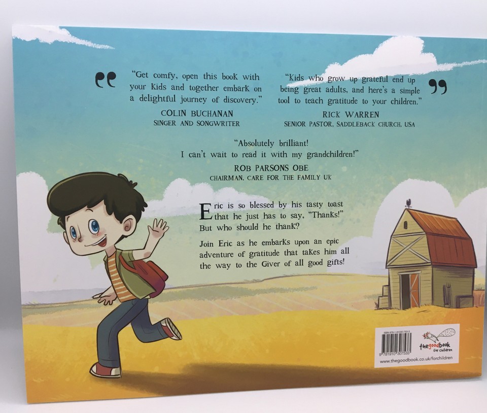 Eric Says Thanks Dai Hankey (English) Rhyming Storybook Ages 3-7 Free ...