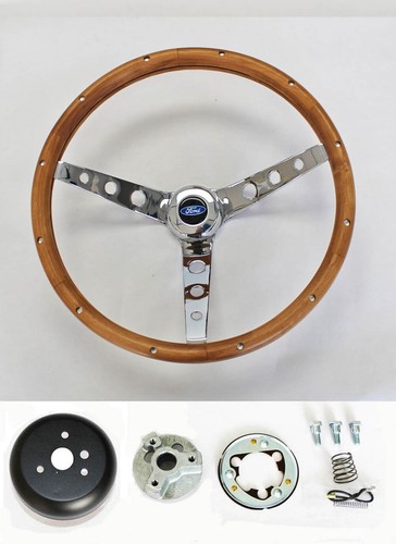 Ford F100 F250 F350 Truck 1961-1964 Grant Wood Steering Wheel 13 1/2 ...