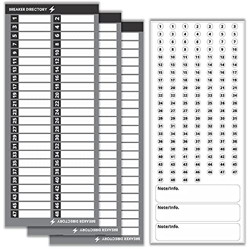 Printable Circuit Breaker Labels Templates