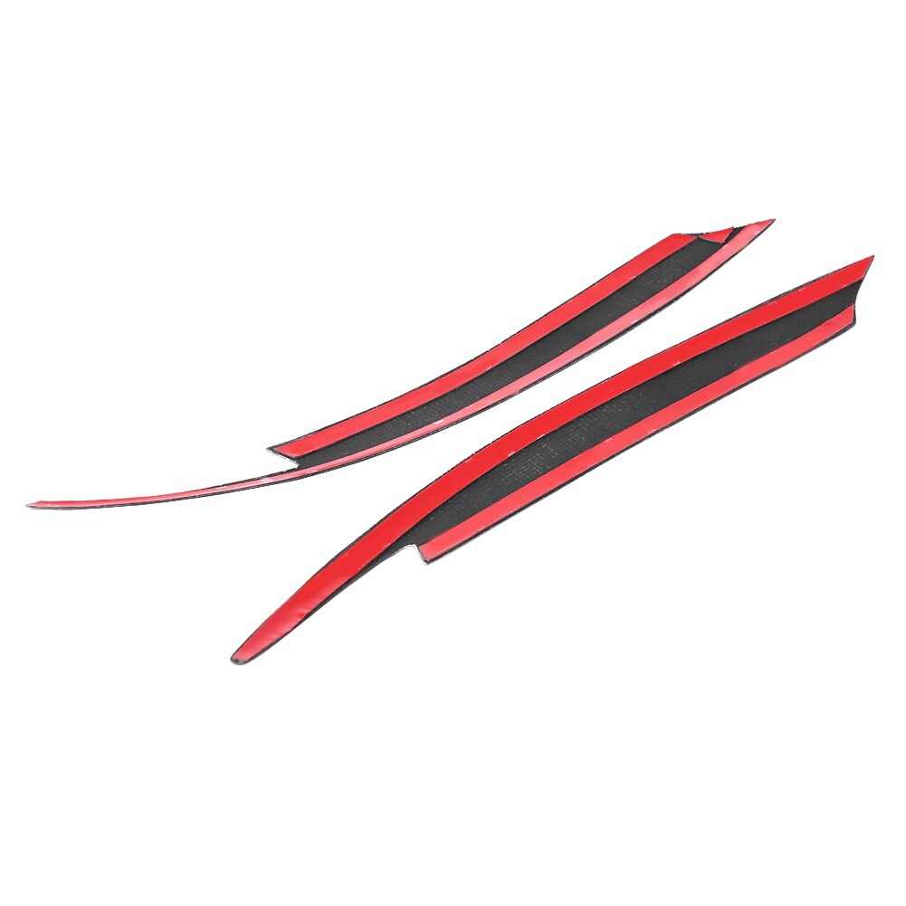 2Pcs Car Headlight Carbon Fiber Eyelids Eyebrows For Subaru WRX STI 20 ...