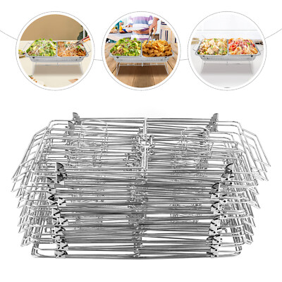 24 PCs Chafing Wire Rack Buffet Stand Full Size Chafing Food Warmer ...