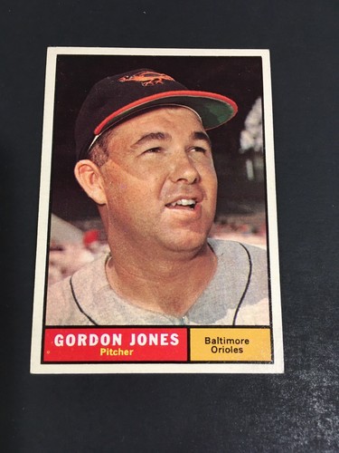 1961 TOPPS GORDON JONES, #442, NM (Free Shipping On Any 3!) | eBay
