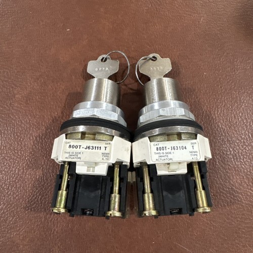 2x Allen Bradley 800T Key Operated Selector Switch 800T #JB-PT-C | eBay