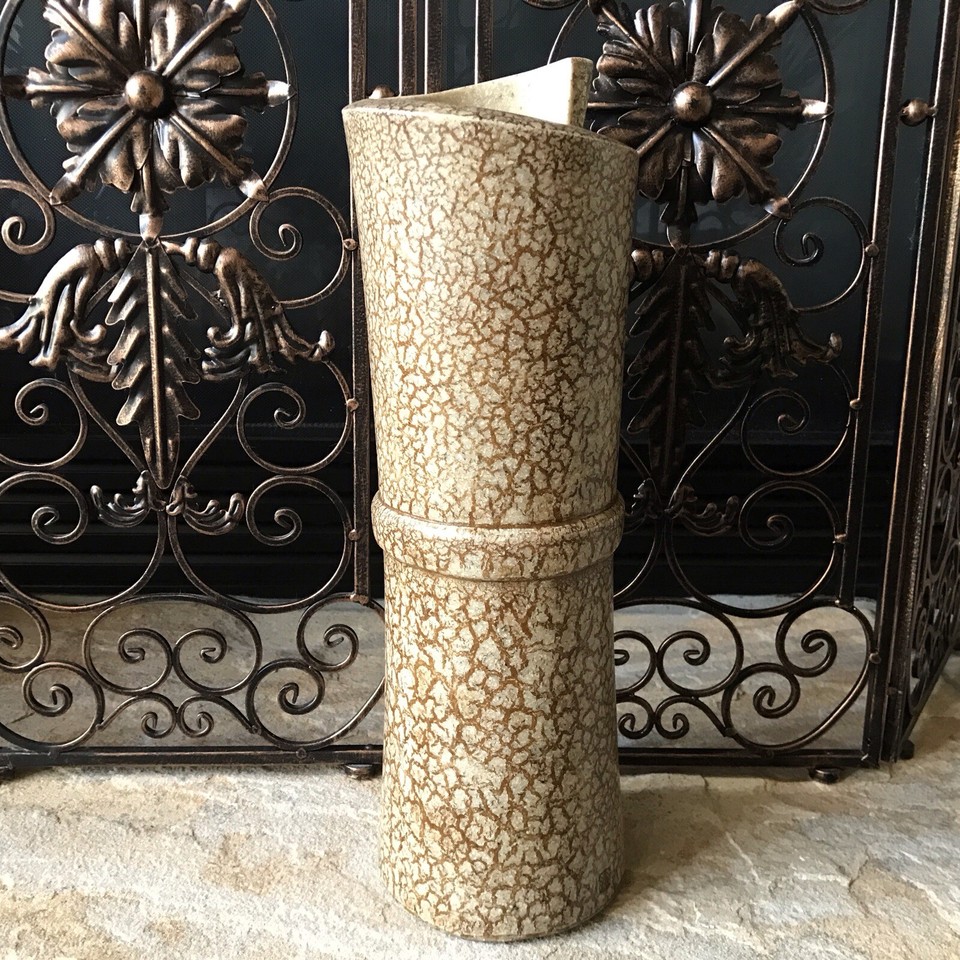 Large Vase Tall Heavy Wrapped Belted Ikebana Austin Gallery Kinder ...