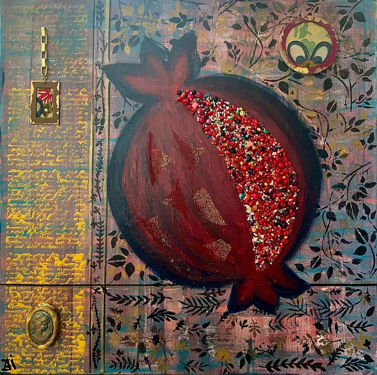 Pomegranate Abstract