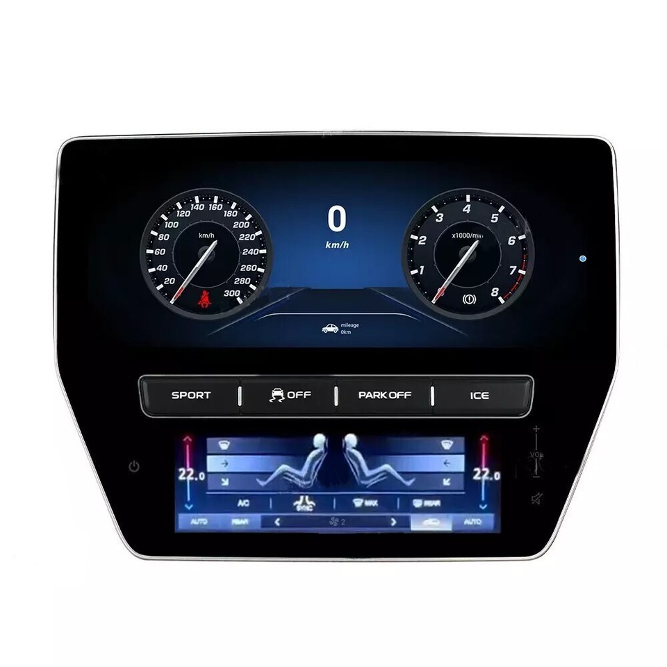 Android Car Radio Stereo Carplay GPS Screen+Touch A/C Panel For ...