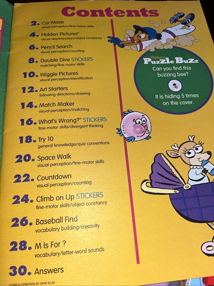 LOT OF 3 Highlights Puzzle Buzz Activity Books (2 NEW & 1 W/USED PAGE ...