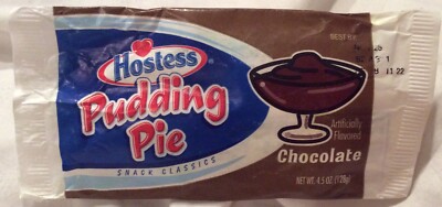 Vintage Hostess fruit pie paper wrapper (Chocolate Pudding) VERY RARE ...