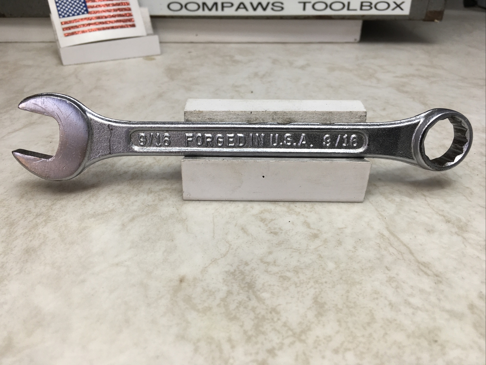 SEARS 12pt Combination Wrench, 6in., Size 9/16”, Made In USA | eBay