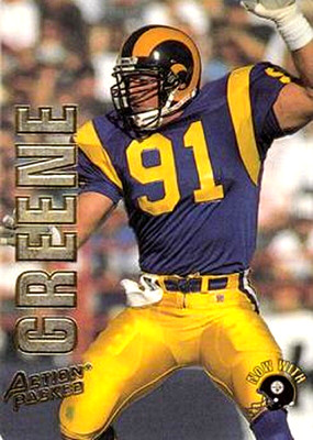 1993 Action Packed #120 Kevin Greene Los Angeles Rams Pittsburgh ...