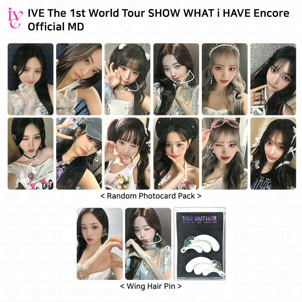 IVE The 1st World Tour SHOW WHAT i HAVE Encore MD Random Photocard Pack ...