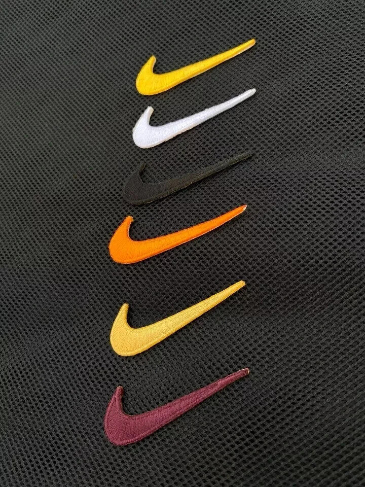 SWOOSH 2.5" Inches Embroidered Iron On Patch Multiple Variations For ...