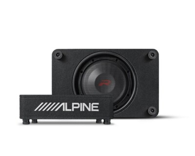 Alpine RS-SB10 R-Series 10" 2-Ohm Shallow Enclosure Subwoofer | eBay