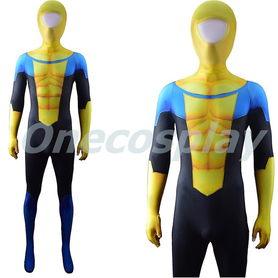 Invincible Mark Grayson Costume Cosplay Bodysuit For Kids Adult With ...