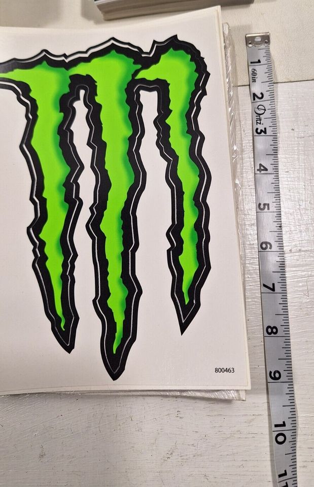 Monster Energy Sticker Decal 9"x6" NEW | eBay