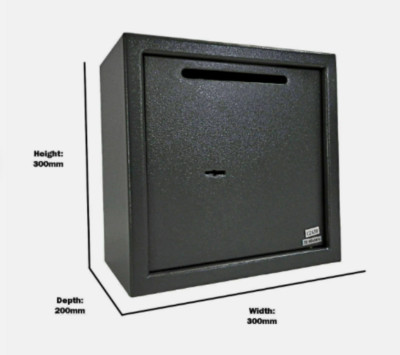 RETURNED CASH DEPOSIT TELLER SAFE SECURITY ELECTRONIC DROP SAFE KEY ...