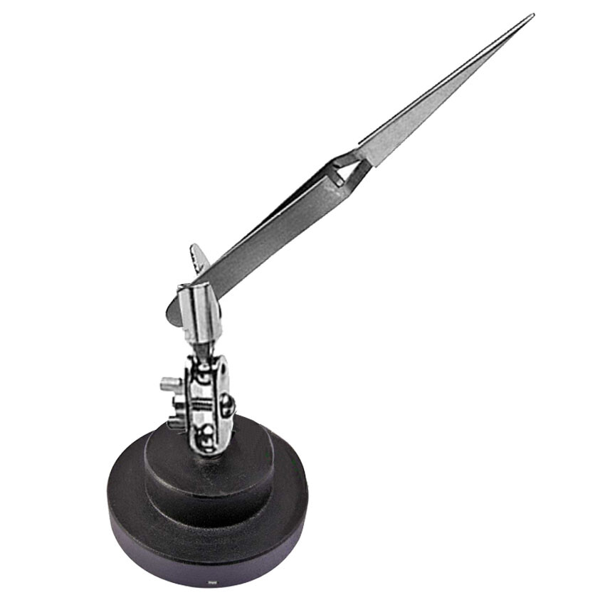 Third Hand Base & Cross Locking Tweezer 3rd Helping Jewelry Soldering ...