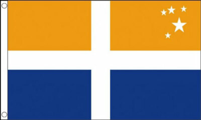 ISLES OF SCILLY FLAG 5' x 3' Scillonian Cross England Island English ...