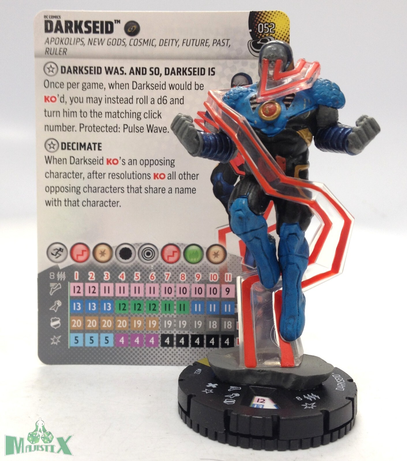Heroclix Masters of Time set Darkseid #052 Super Rare figure w/card! | eBay
