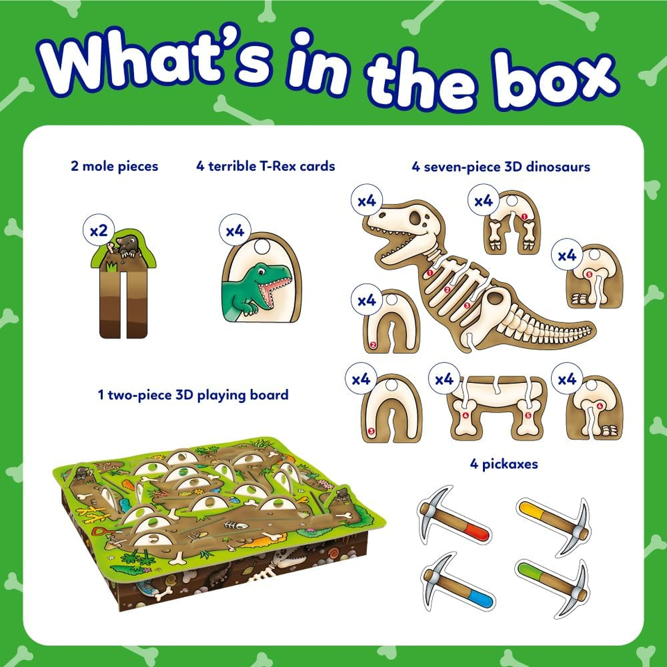 Dinosaur Dig Game for Kids Age 4+ – Educational Archaeology & Dinosaur ...