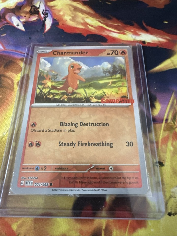 Charmander GameStop Promo And Glaceon Ex Promo | eBay