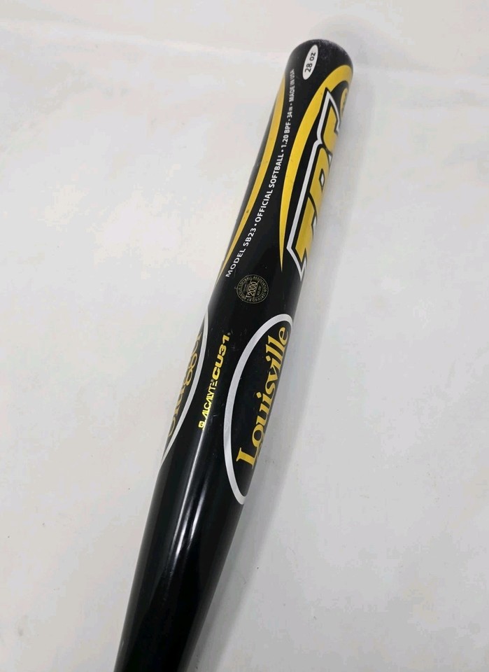 Louisville Slugger TPS Gold Slow Pitch Softball Bat SB23 34"/28oz 1.20 ...