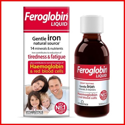 Feroglobin Iron Supplement 500ml - Gentle, Effective, Family-Friendly ...