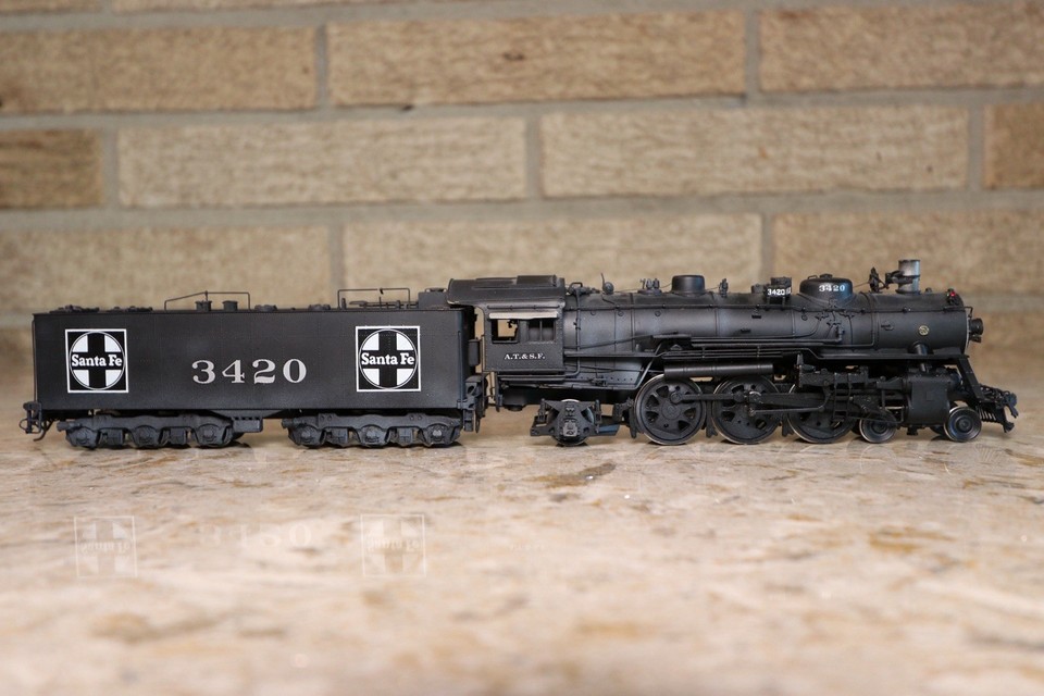 Key Imports Samhongsa Santa Fe 4-6-2 Box Poks "3400" Class HO Brass ...