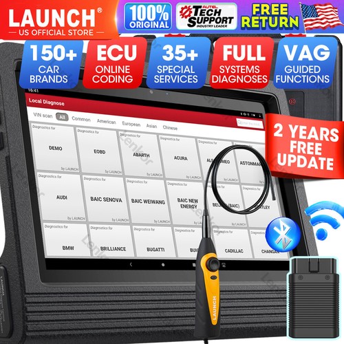 2024 LAUNCH X431 V+ Elite Key Programming All System Diagnostic Scanner ...