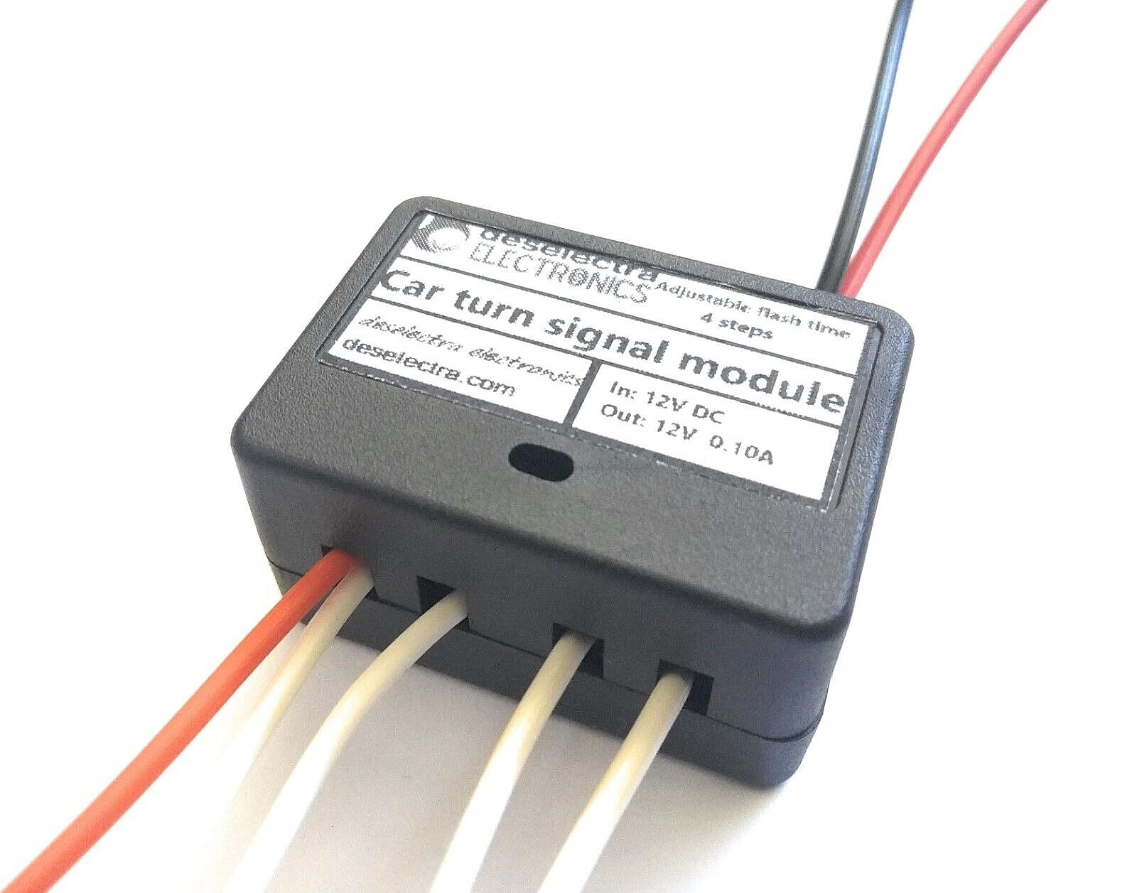 Adjustable LED 4-Step Sequential Retrofit Flash Module Car Turn Signal ...