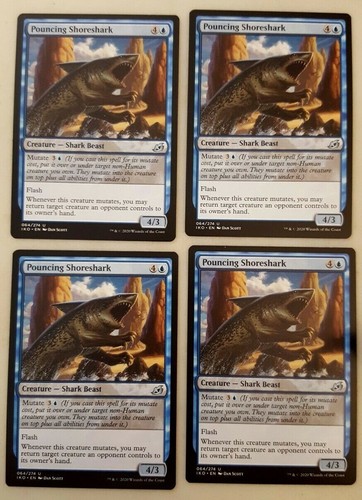 4x Pouncing Shoreshark Ikoria MTG Magic the Gathering NM Playset | eBay