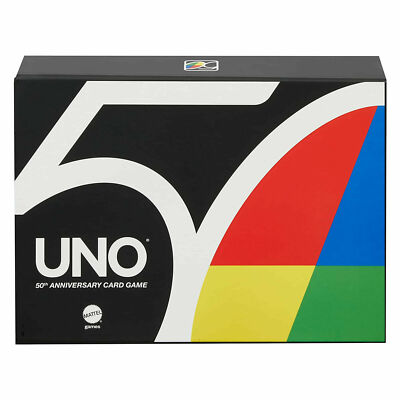 Uno 50th Anniversary Card Game with Exclusive Commemorating Coin | eBay