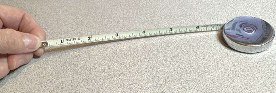 VTG Master Tape Measure Metal 72” Advertising Central Savings & Loan ...