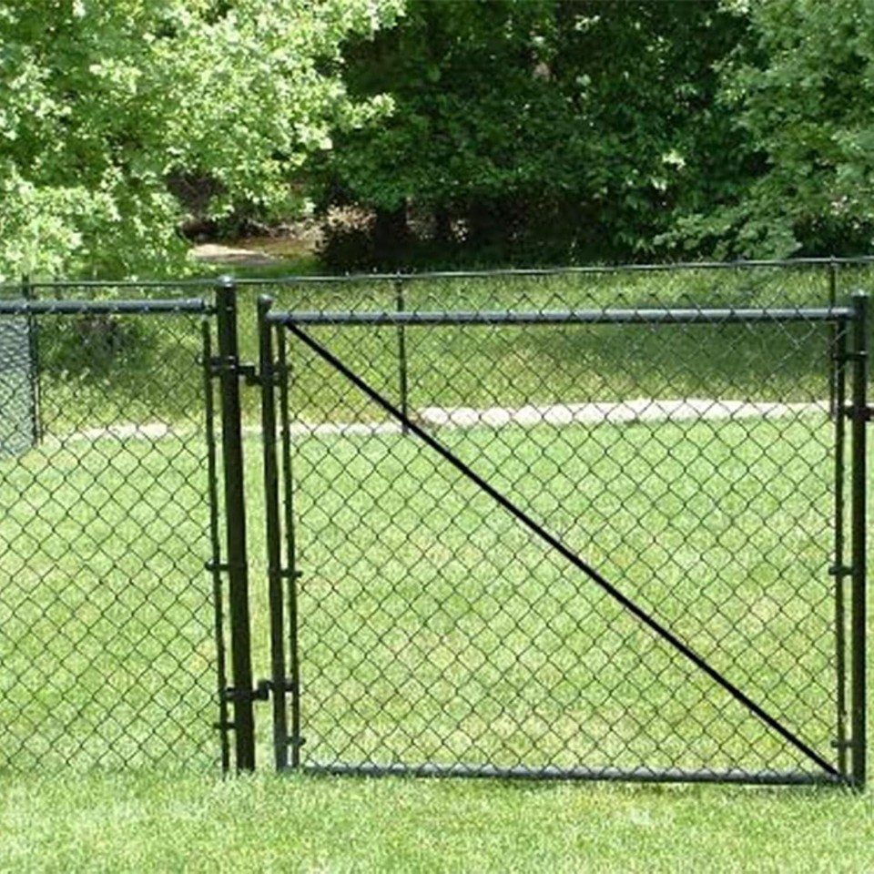 Fit-Right Adjustable Chain Link Gate Kit for Outdoor Decking & Fencing ...