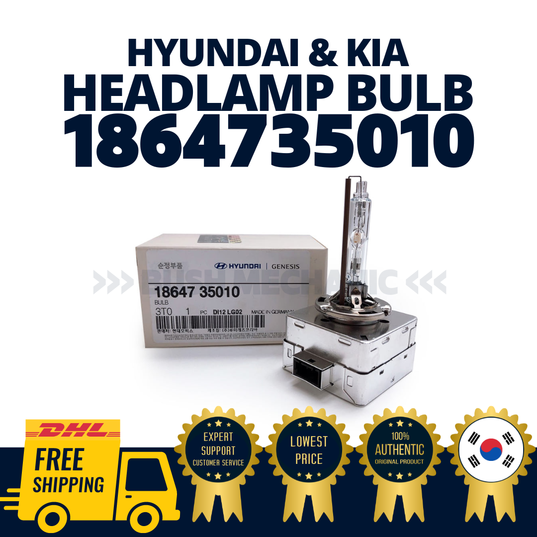 GENUINE OEM Hyundai Kia Headlight Lamp Low Beam 35W Xenon Bulb LH RH ...