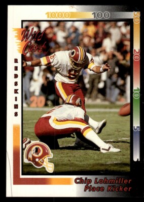 1992 Wild Card Chip Lohmiller Washington Redskins #135 | eBay