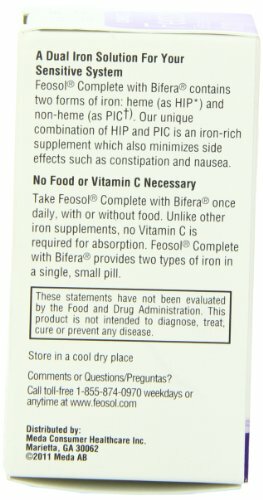 Feosol Complete Bifera Hip & Pic Iron Supplement 30 Caplets | eBay