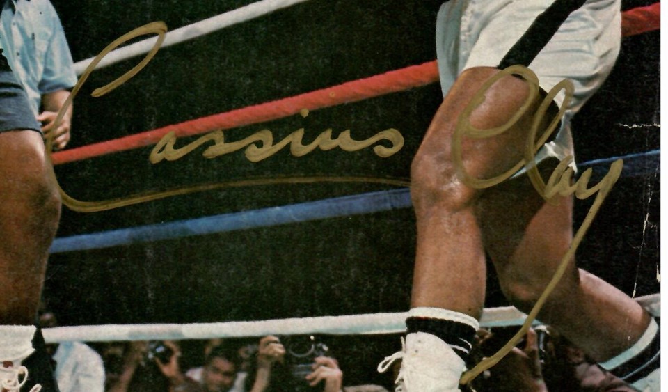 CASSIUS CLAY AUTOGRAPH ON SPORTS ILLUSTRATED COVER | eBay