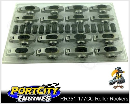 Crow Cam Roller Rockers Ford V8 302 351 Cleveland 7/16” stud 1.72RR ...