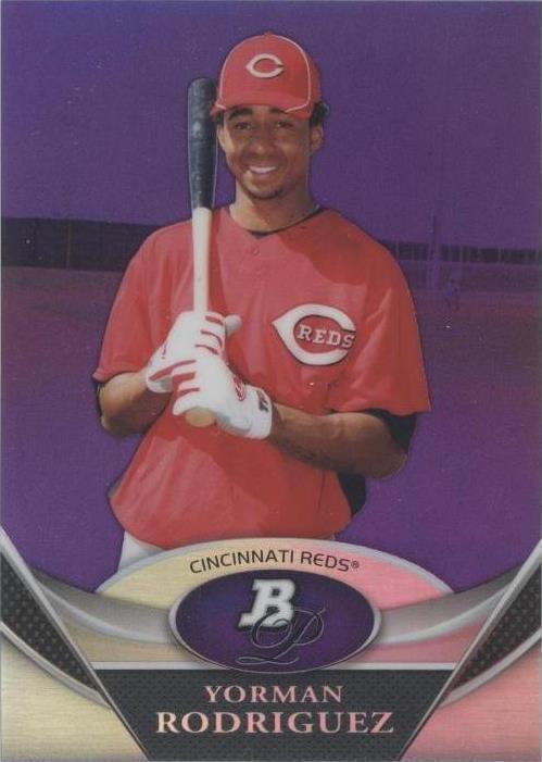 2011 Bowman Platinum - Prospects Yorman Rodriguez #BPP39 Purple ...