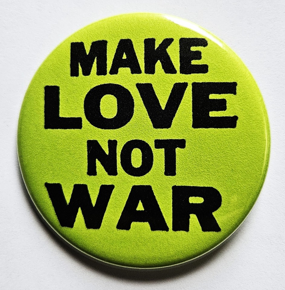 Vintage Reproduction Protest Pinback Buttons Magnets & Bottle Openers ...