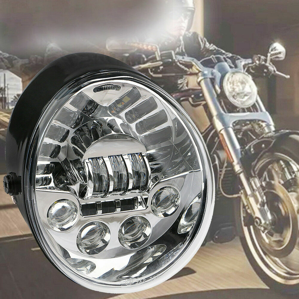 60W LED Scheinwerfer Headlight Für Harley V-rod VROD Street VRSC VRSCA ...