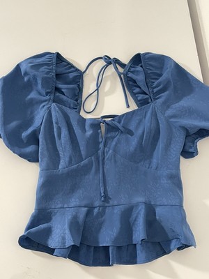 BCBG Blue Top Size Small | eBay