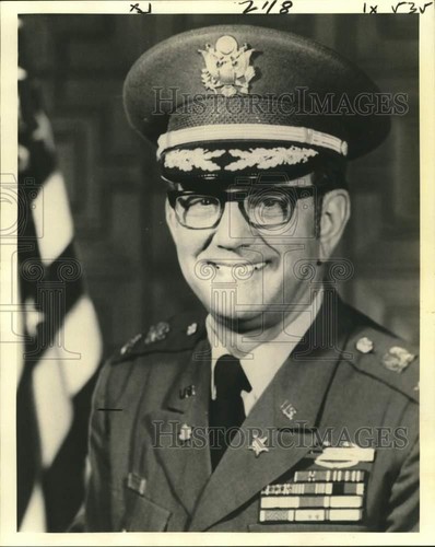 1976 Press Photo Louisiana National Guard General Karl N. Smith's ...