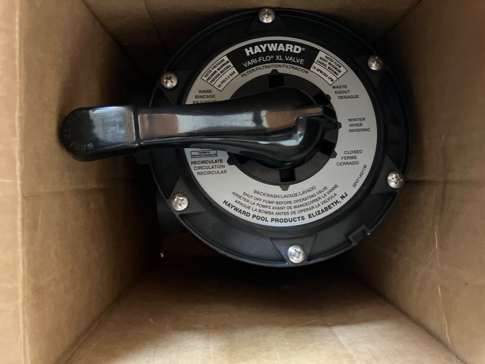 Hayward SP0714T1 Vari-Flo Control 1-1/2 Top Mount Multiport Valve | eBay