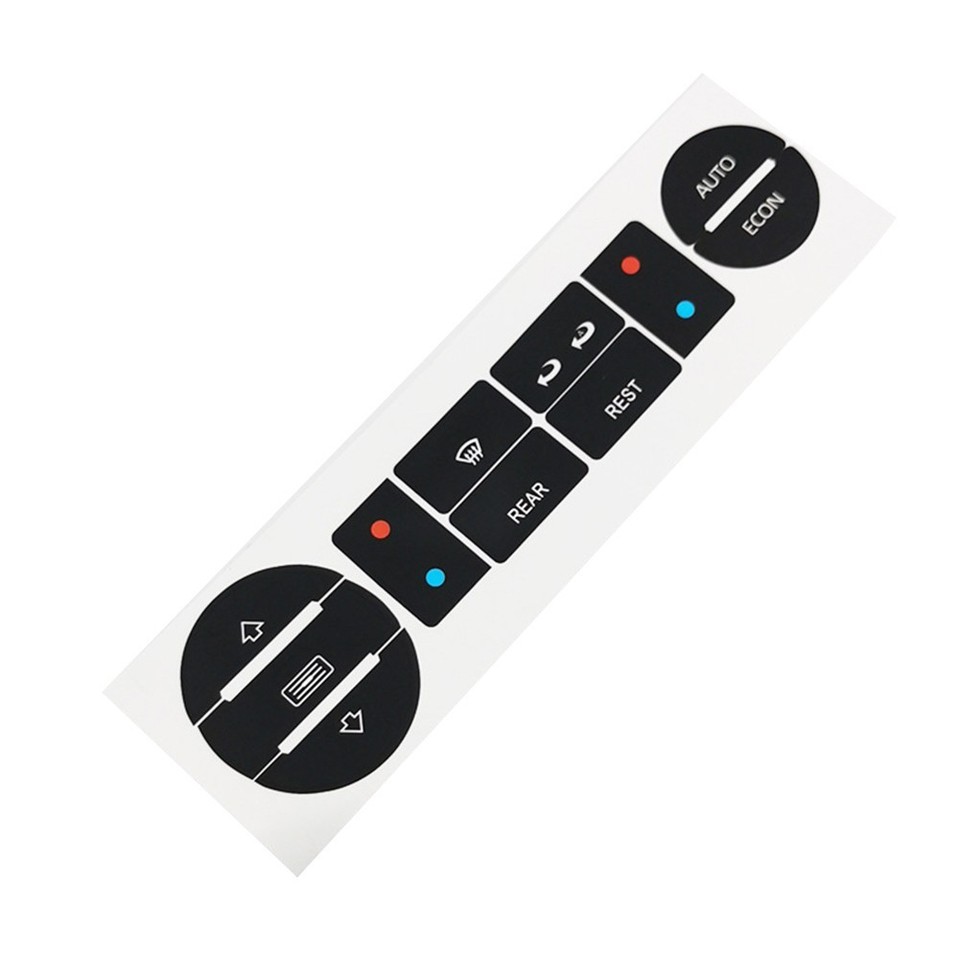 Button Knob For Repair Stickers for T5 For T6 Clima Controls with Clear ...