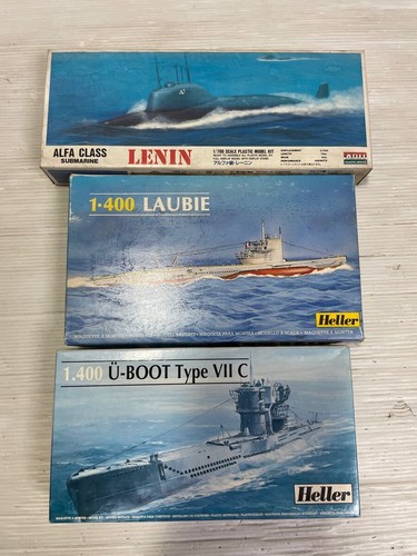 A117 Plastic Model Unassembled Submarine Arii Alpha Class Lenin Heller ...