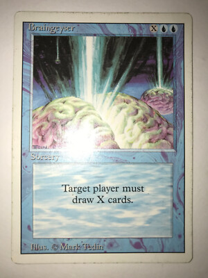 Magic The Gathering 3rd Edition Revised Braingeyser LP | eBay