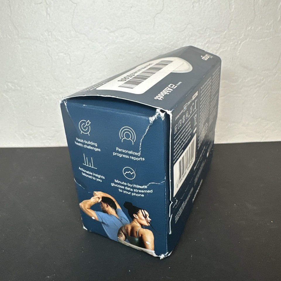 Lingo Continuous Glucose Monitor CGM Biosensor –New, Damaged Box, Exp ...