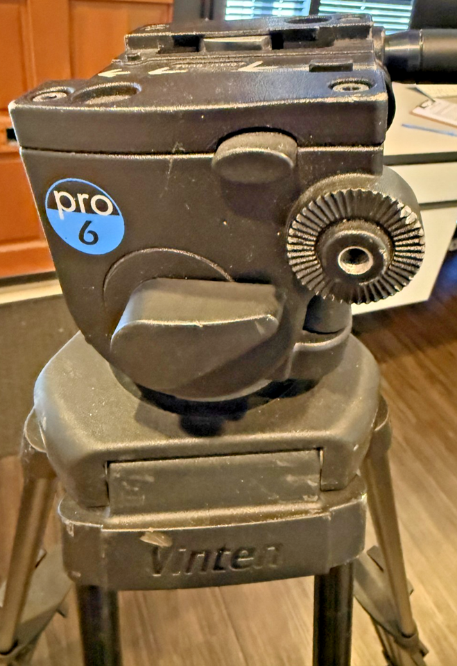 Vinten Pro-Touch 6 Fluid Head with Vinten Tripod and Spreader | eBay